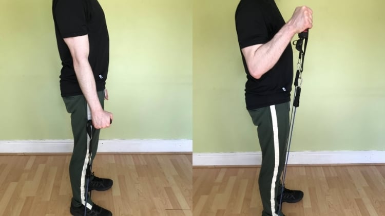 Banded Hammer Curls Tutorial, Advantages, Variations