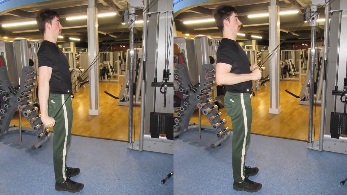 Cable Crossover Tricep Extension Tutorial