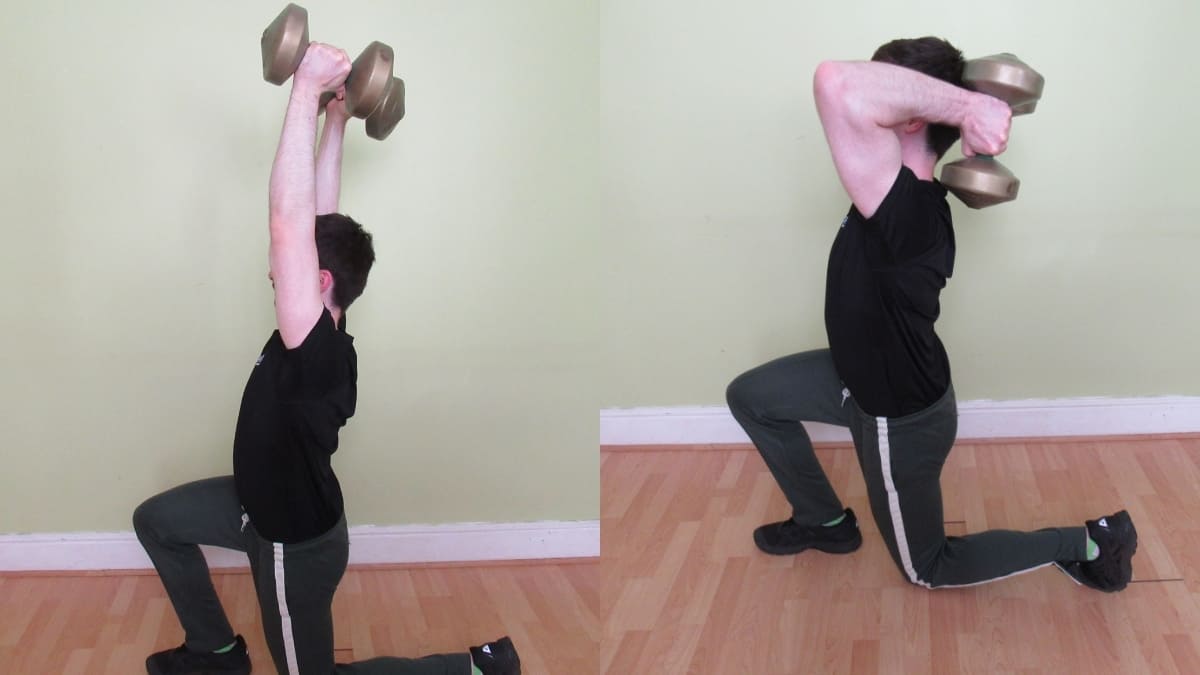How To Do A Lunge To Tricep Extension