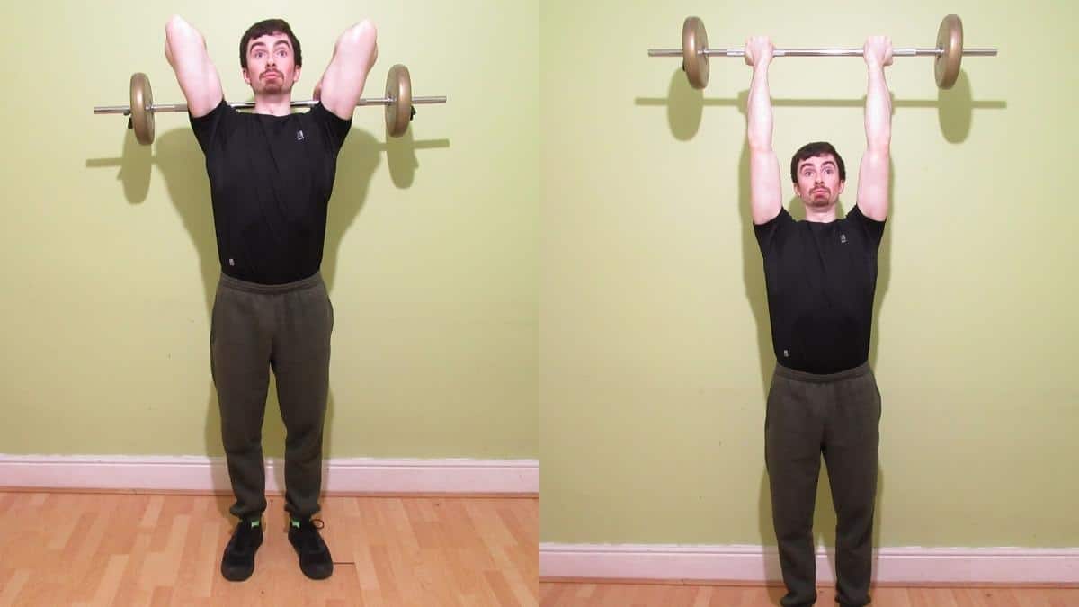 Standing Barbell French Press Exercise Guide