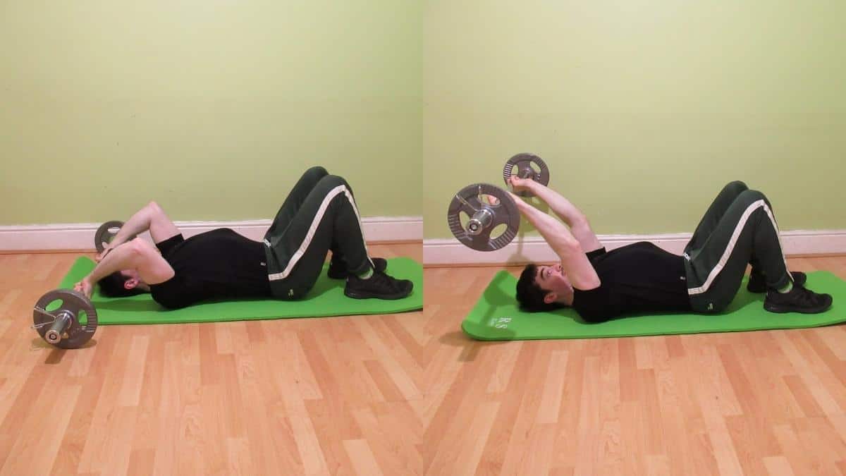 Floor Tricep Extension Tutorials (5 Variations)