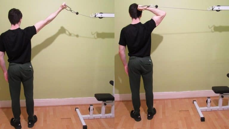 Overhead High Cable Curl Tutorial (One-Arm and Two-Arm)