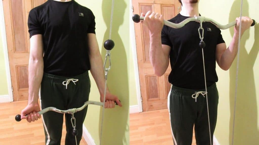 Wide Grip Cable Curl Benefits and Tutorial