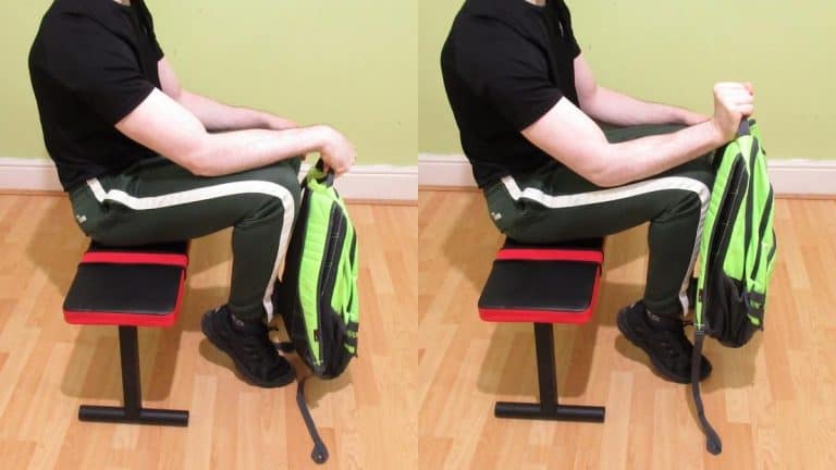 Forearm Workout With a Backpack (Zero Equipment)